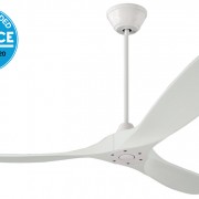 Milano SLIDER JUNIOR White with White ( solid timber) blade fan -No ...