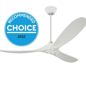 Milano SLIDER Junior White with White ( solid timber) blade fan -No ...