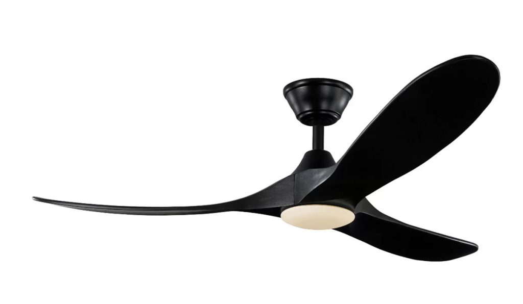 Milano SLIDER NOVA Full Moon Matt Black With Black (Solid Timber) Blade ...